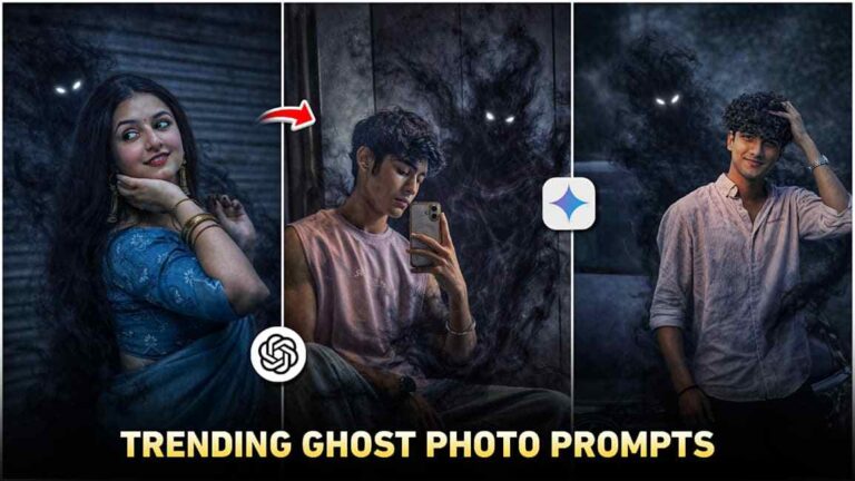 Viral Horror Ghost AI Photo Editing Prompts 2026 - Harish Edits